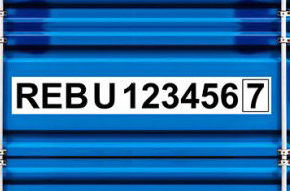 Container labels (ISO 6346 / CDC), print ze zèlf! | Rebo Systems